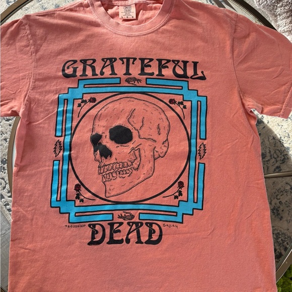 Comfort Colors | Shirts | Grateful Dead Pink Graphic Tshirt | Poshmark